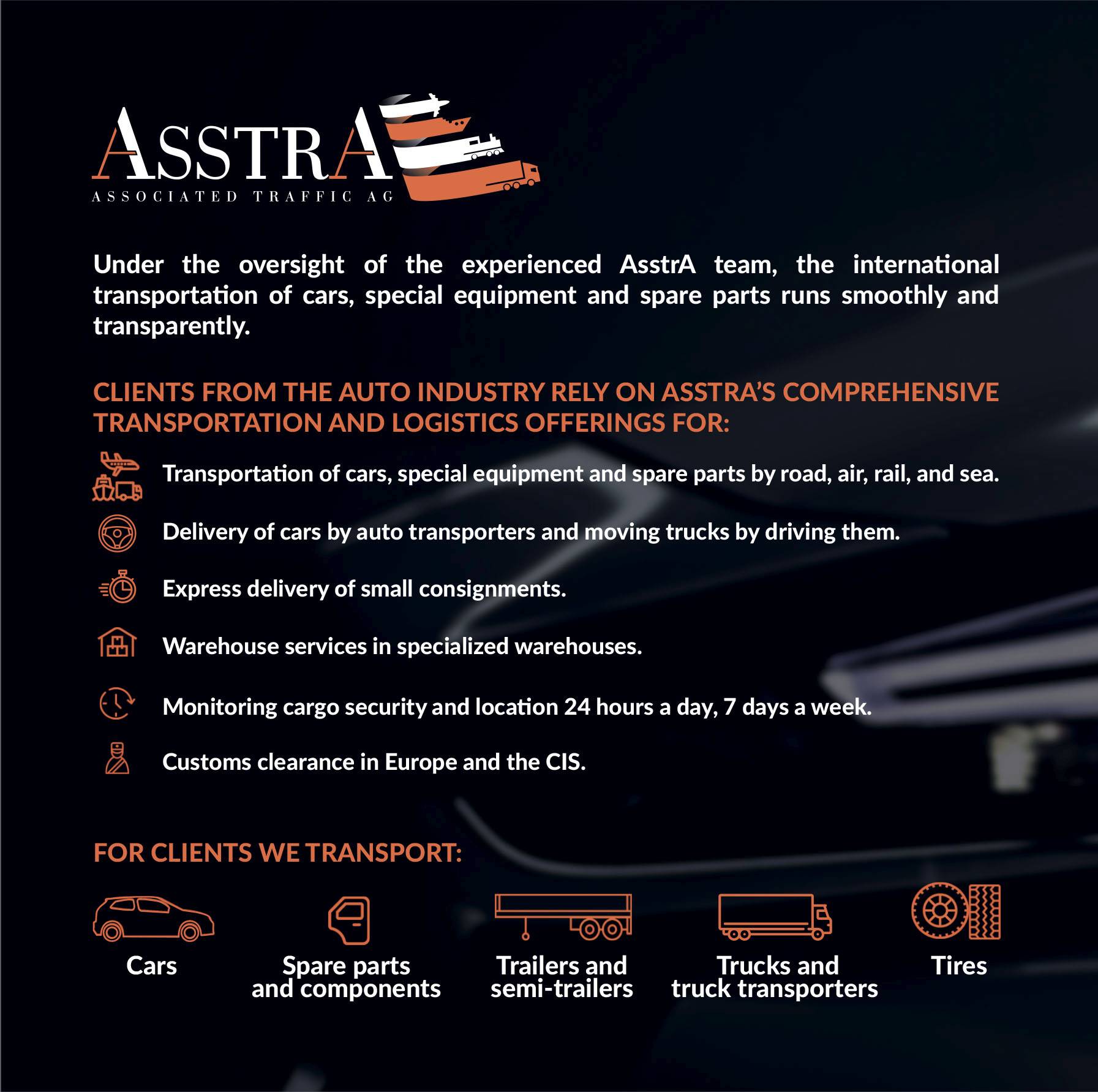 International shipping for cars